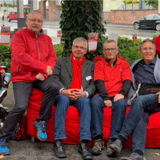 Die Rote Couch auf Tour - SPD Stadtmitte Aschaffenburg
